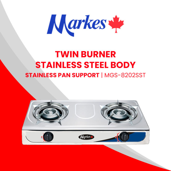 Markes Painted Body Gas Stove - MGS-8202SST | Lazada PH