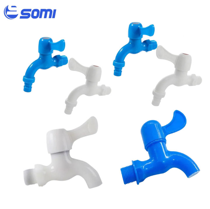 PVC Faucet (Plain Bibb and w/ Hose Bibb) Plastic Faucet / Gripo (1 PCS ...