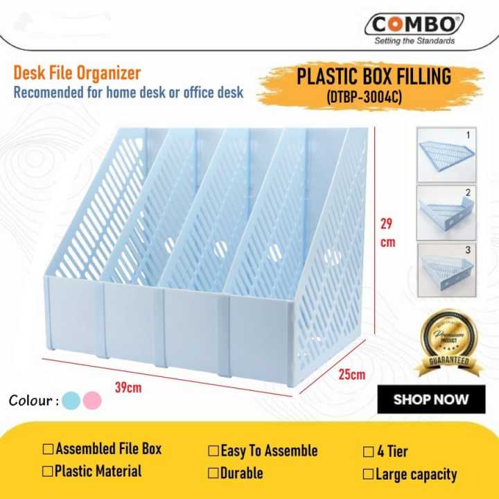 Plastic Box Filling 4 Tier / Box File Plastik / Dokumen Box Rakit 3004 ...