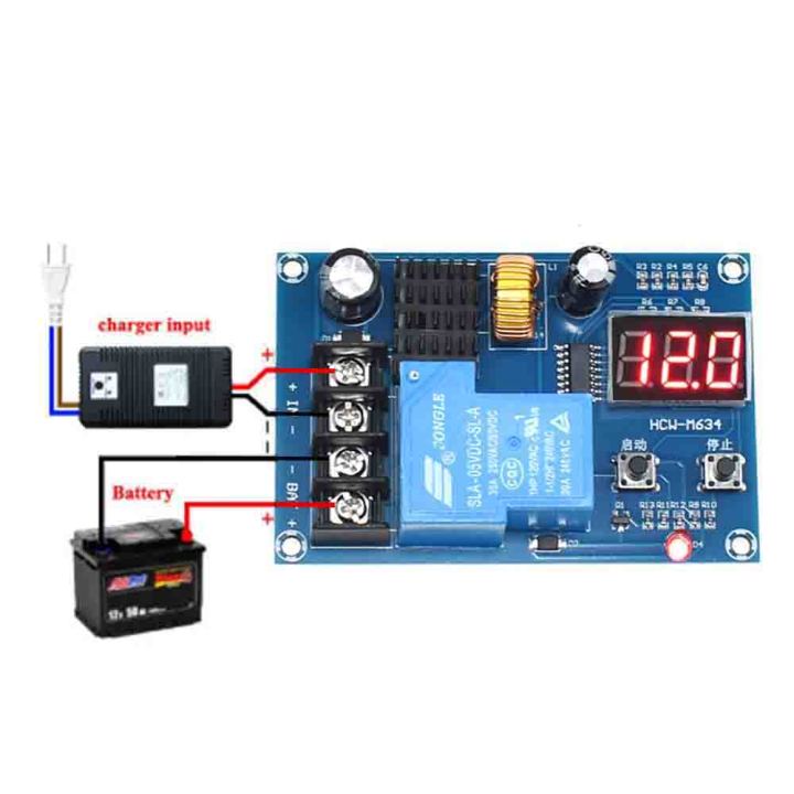 1pc XH-M604 Battery Charger Control Module DC 6-60V Storage Lithium Battery Charging Control ...