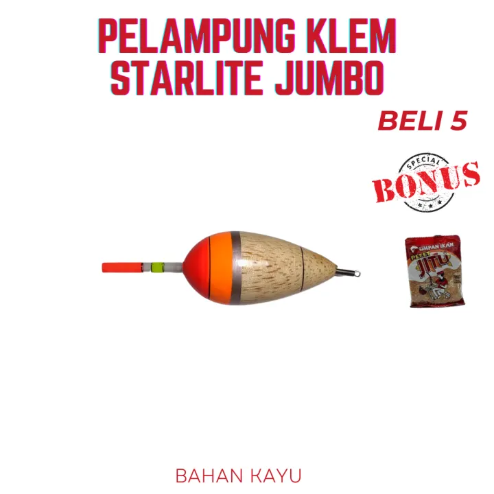 Pelampung / Kumbulan pancing klem starlite jumbo satuan | Lazada Indonesia