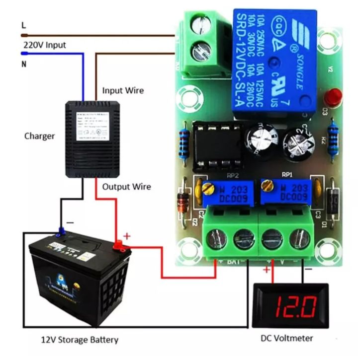 Battery Charger Accu Pengisi Aki Module Control | Lazada Indonesia