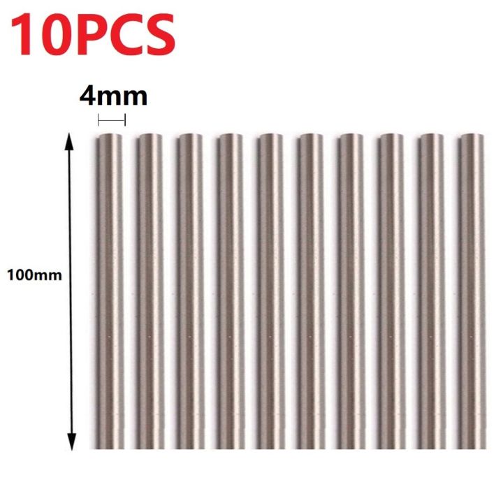 100mm Long Round Bar Tungsten 100mm Portable Steel Rods Straight Shank ...
