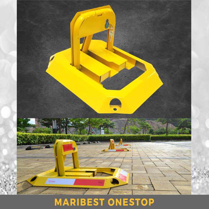 Car Parking Space Lock Octagon Car Parking Barrier Car Parking Blocker ...
