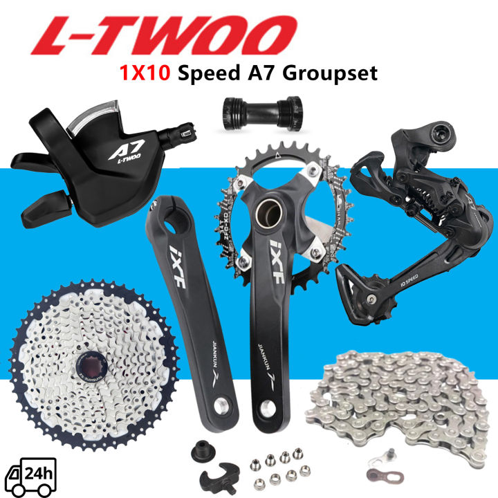 LTWOO A7 1X10S Groupset A7 Right Shifter Rear Derailleur Long and Ult-Long Leg SUNSHINE 10 Speed ...