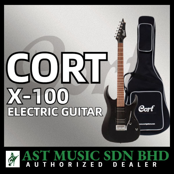Cort X Series X100 Electric Guitar with Bag - OPBK | Lazada