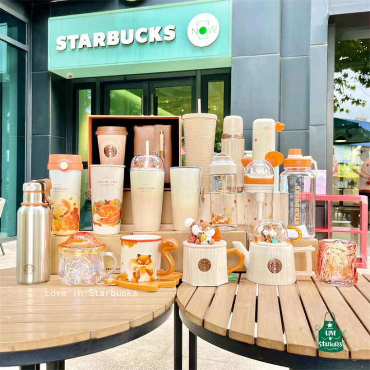 Starbuck Official Store Starbuck ถ้วย2022กลางฤดูใบไม้ร่วง Warm ฤดูใบไม้ ...