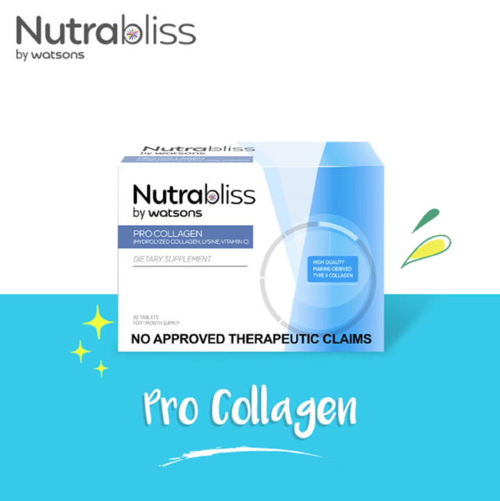 NUTRABLISS by WATSONS Pro Collagen 30 Tablets | Lazada PH