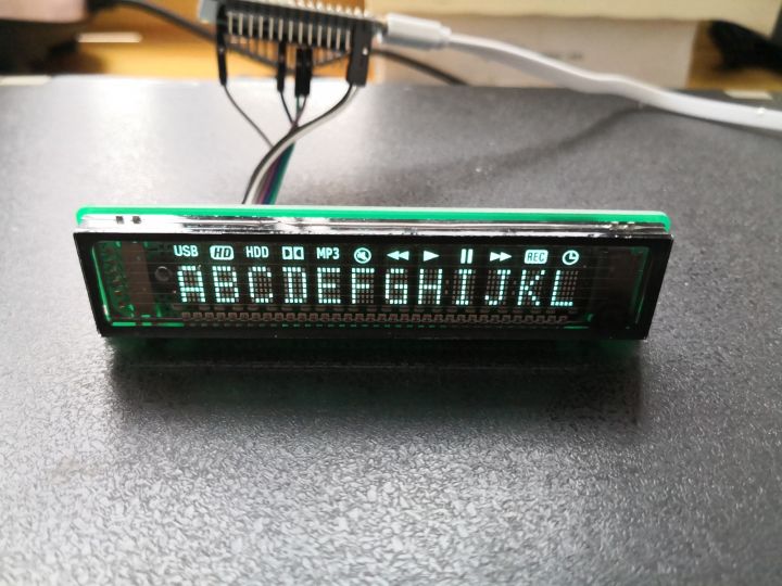 หน้าจอ VFD หน้าจอ VFD แสดงของเหลวเปล่า VFD หลอดดิจิตอล VFD Dot Matrix ...