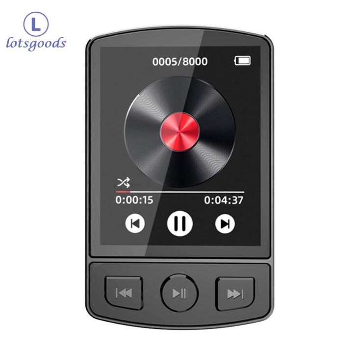 MP3 Player Ultralight MP3 Player HiFi Sound Bluetooth-Compatible 5.2 ...