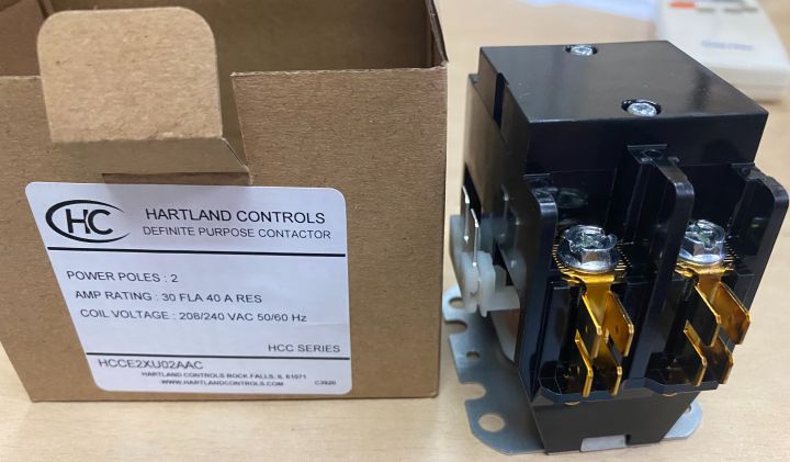 Magnetic Contactor Coil 208-240 Volts / 2 Pole - 30 FLA - 40 Amp for ...