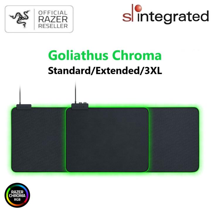 Razer Goliathus Chroma Soft Gaming Mouse Mat - Standard/Extended/3XL ...