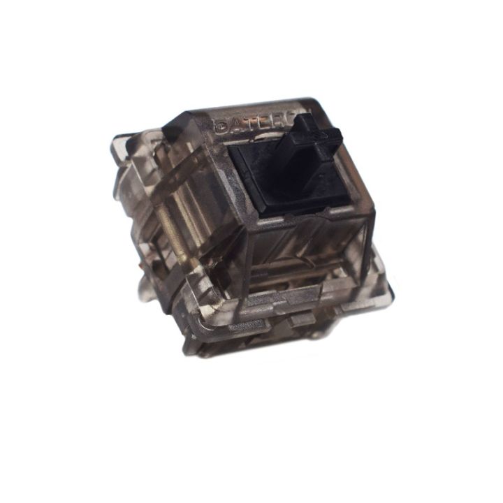 GATERON INK custom semi-transparent switch black plated spring linear ...