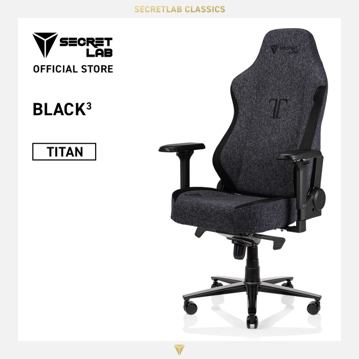 Secretlab TITAN Classic Series Softweave Fabric Gaming Chair - Black³ ...