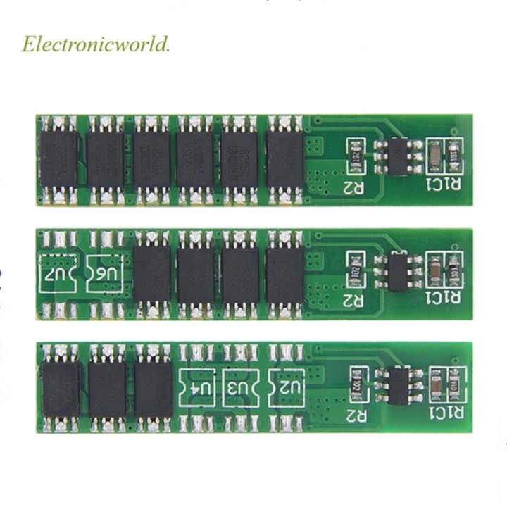 1S 7.5A 10A 15A 3.7V Li-ion 3 4 6MOS BMS BMS Battery Protection Board ...
