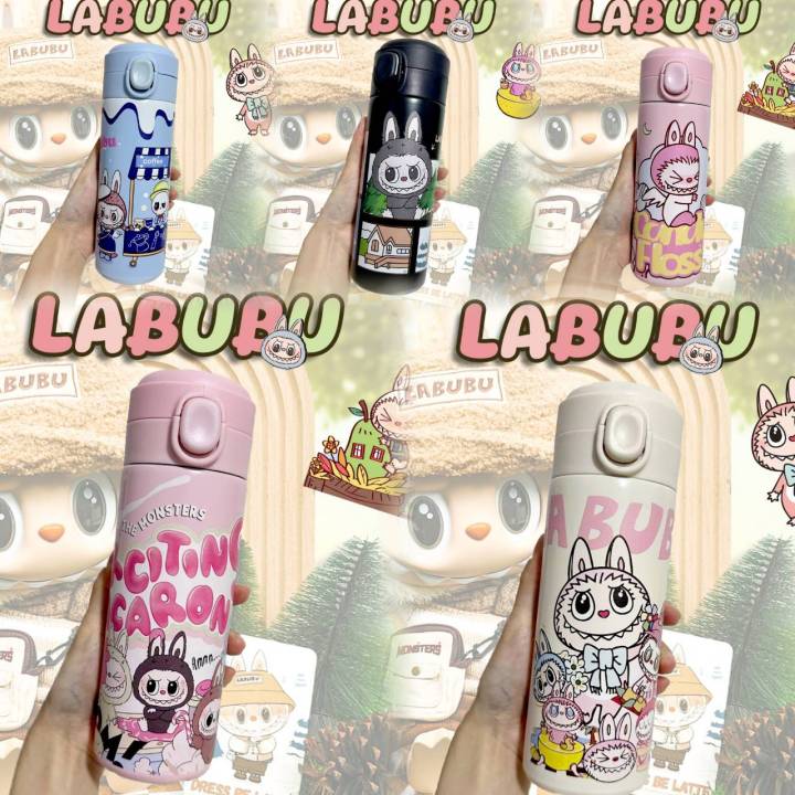 กระติกน้ำเก็บอุณหภูมิ ยกดื่ม420ml ลายการ์ตูนสุดฮิต กระติกน้ำสูญญากาศเก็บร้อน-เย็น | Lazada.co.th