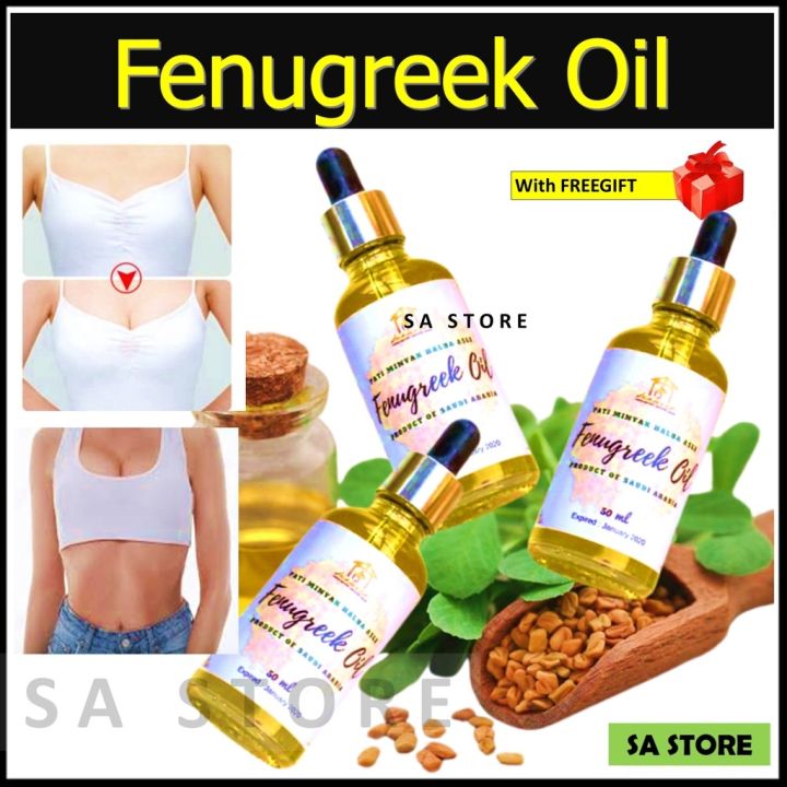 Fenugreek Oil 🎁/ Pati Minyak Halba Asli / payudara montok / Tegang ...