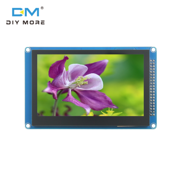 diymore 4.3 Inch SSD1963 MCU Parallel TFT LCD Module Display Screen Resistive Capacitive Touch ...