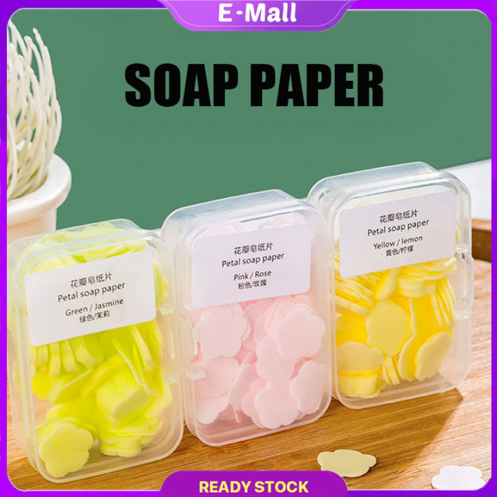 Soap Paper Disposable Soap Anti Virus Portable Hand Washing Travel ...