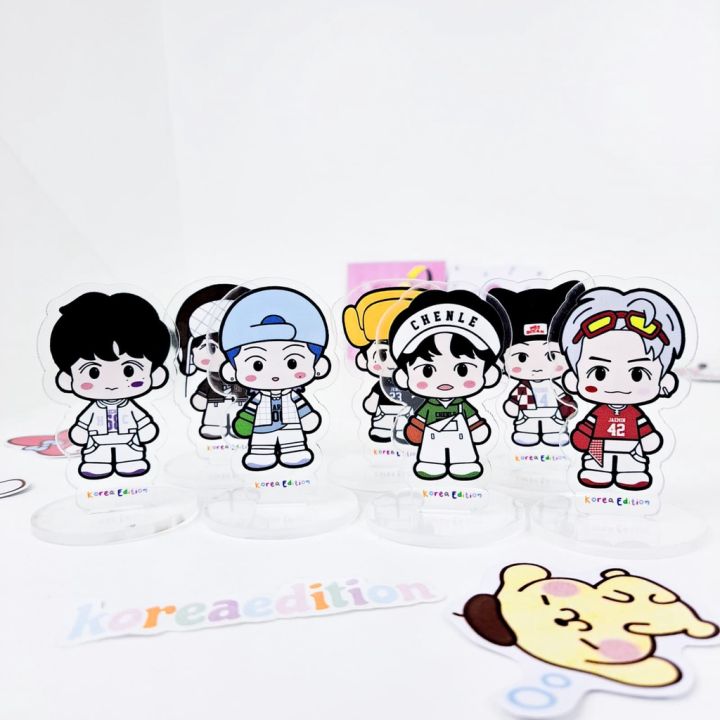 Mini Standee Figure Akrilik NCT Dream Candy Chibi Karakter Hiasan Meja ...