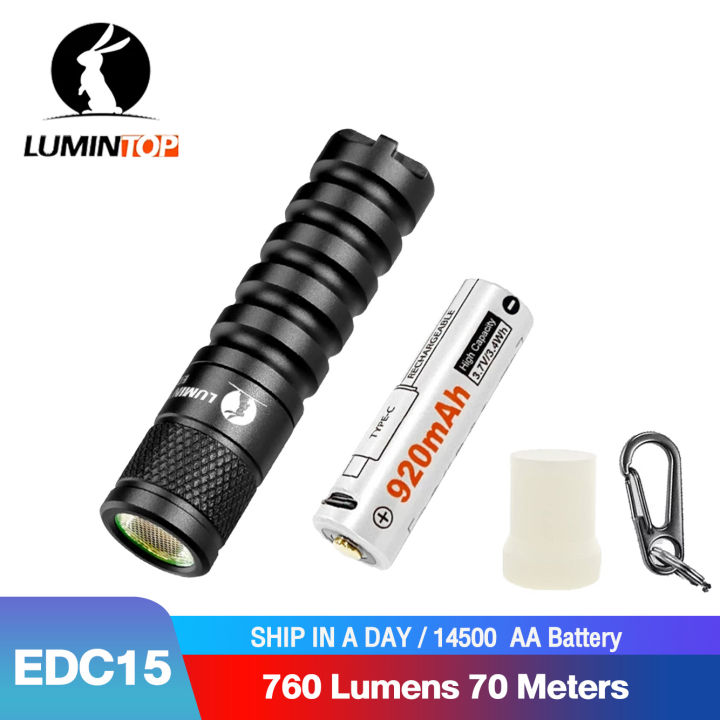 Lumintop EDC15 Keychain Flashlight Rechargeable mini led flashlight ...