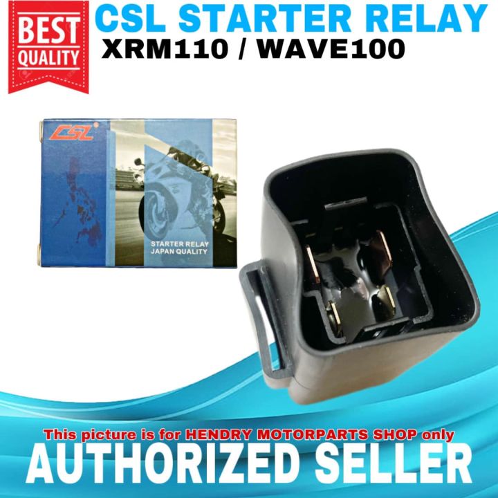 CSL HONDA WAVE100 / WAVE 100 / XRM110 / XRM 110 STARTER RELAY FOR MOTORCYCLE | Lazada PH