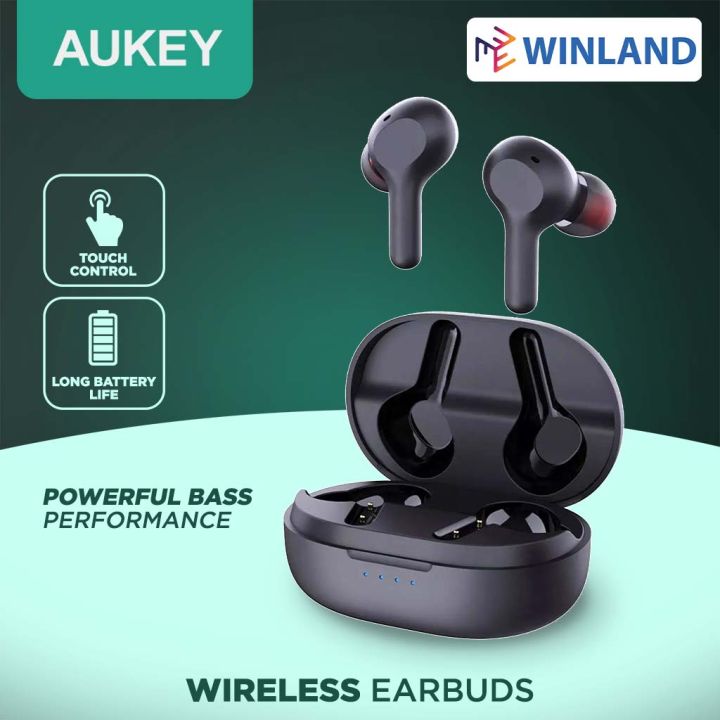 Aukey by Winland EP-T25 True Wireless Bluetooth TWS Earphones Earbuds ...