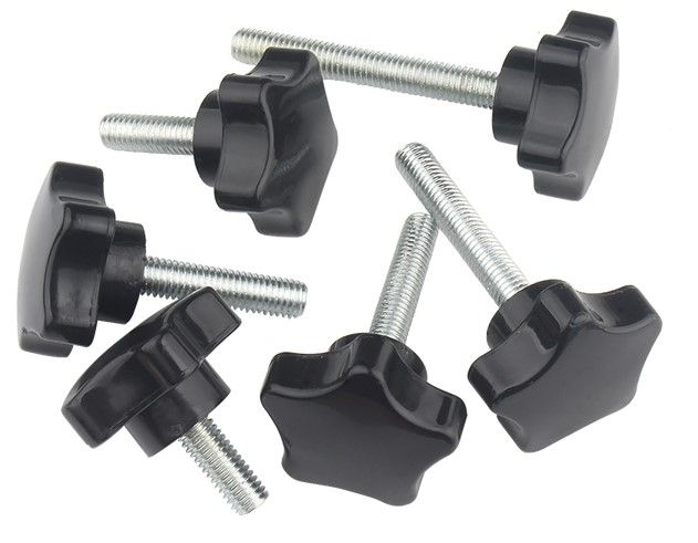 5Pcs Star Shape Thread Clamping Handle Bolt Bakelite Hand Knob ...
