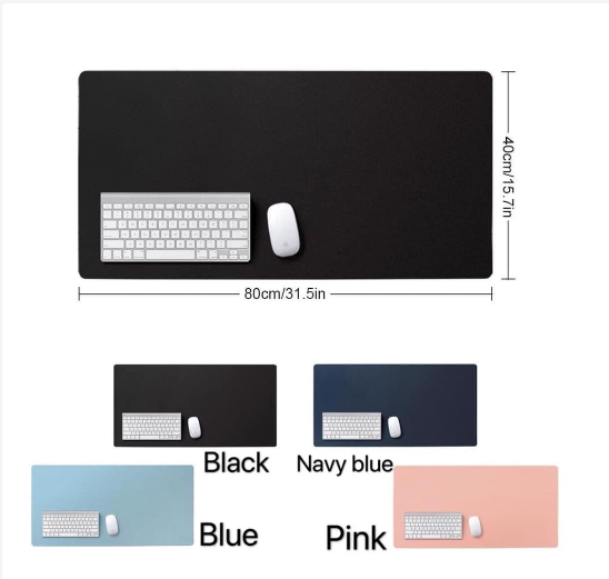 Shop Raiser Leather Gaming Desk Table Mouse Pad Mat with Strap for Ho ...