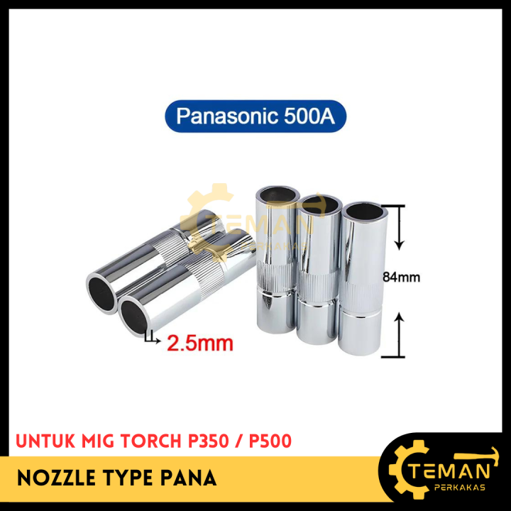 PANA Nozzle Las P350 P500 Mig CO CO2 / Nosel Nozel Pana350 Pana500 ...