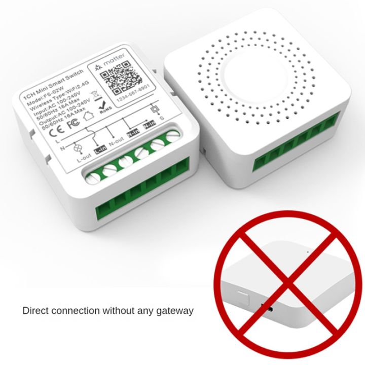 【MAO】-16A WiFi Mattre Smart Switch with Power Metering Mini Smart ...