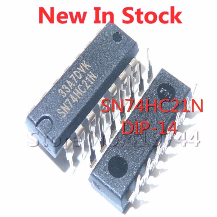5PCS/LOT SN74HC21N 74HC21 HD74HC21P DIP-14 4-input double AND gate In ...