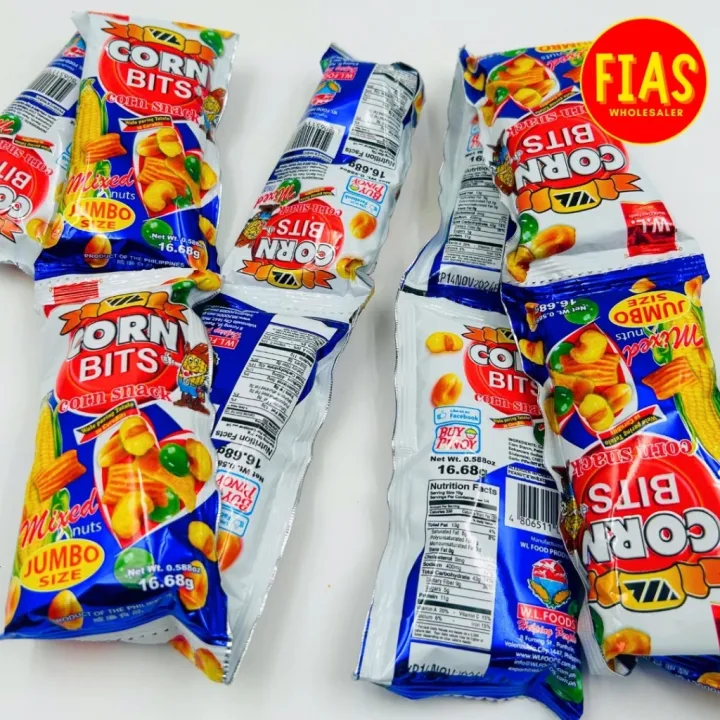 10 pcs Mixed Nuts Corn Bits Corn Jumbo Size 16.68g | Lazada PH