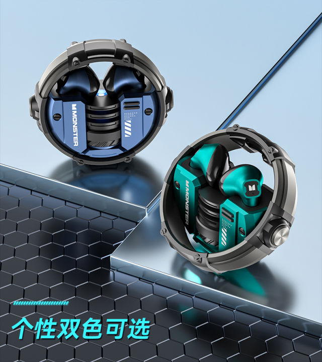 Monster XKT10 Bluetooth Earphones Wireless Headphones Gamer Headset ...