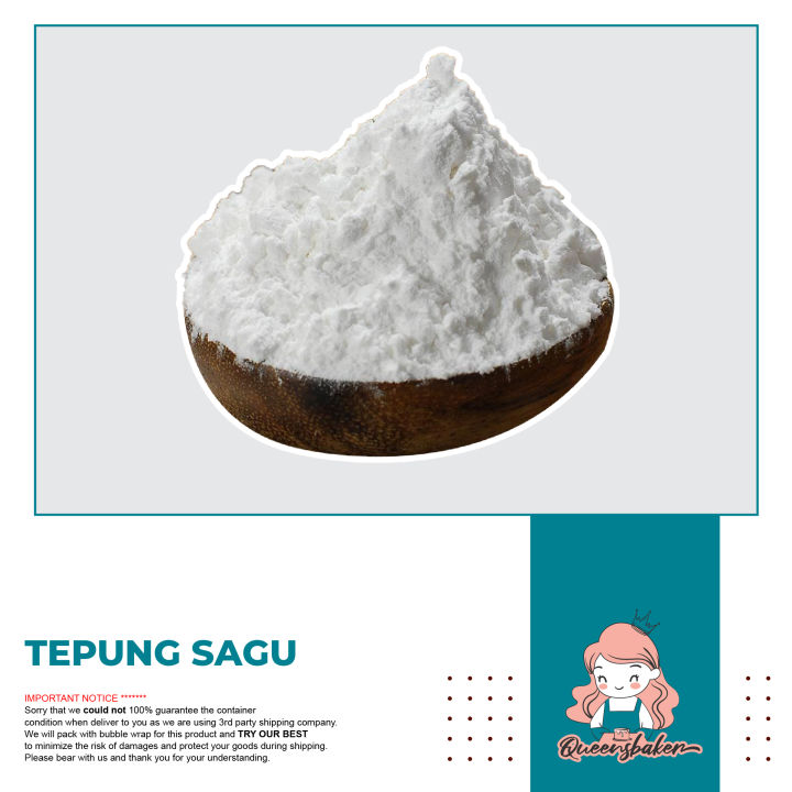 Sagu Flour/Sagu Starch/Tepung Sagu (1kg/500gm) | Lazada