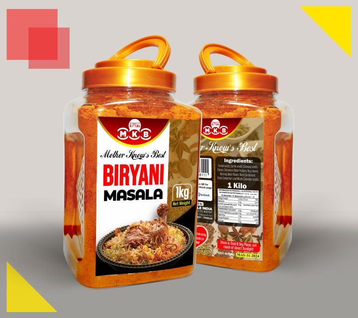 Biryani Masala Powder 1kg in Jar (MKB) | Lazada PH
