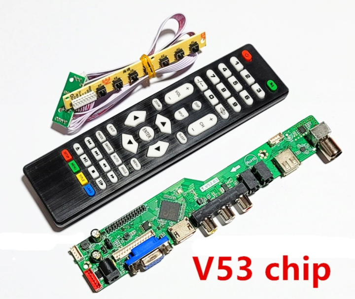 ชิป V53เมนบอร์ดทีวีใหม่รองรับการควบคุมระยะไกลเพื่อปรับเปลี่ยนความ ...