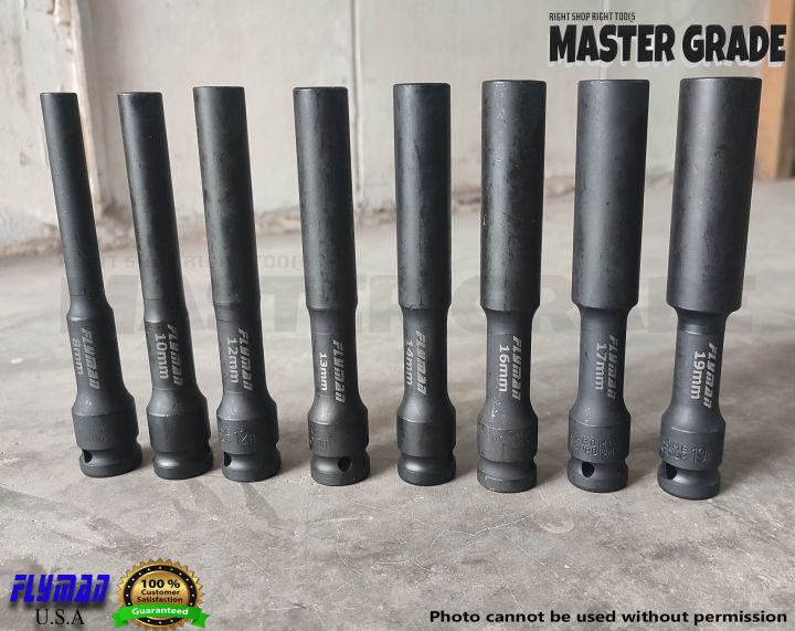 FLYMAN 1/2 DRIVE LONG DEEP SOCKET 8mm-19mm | Lazada PH