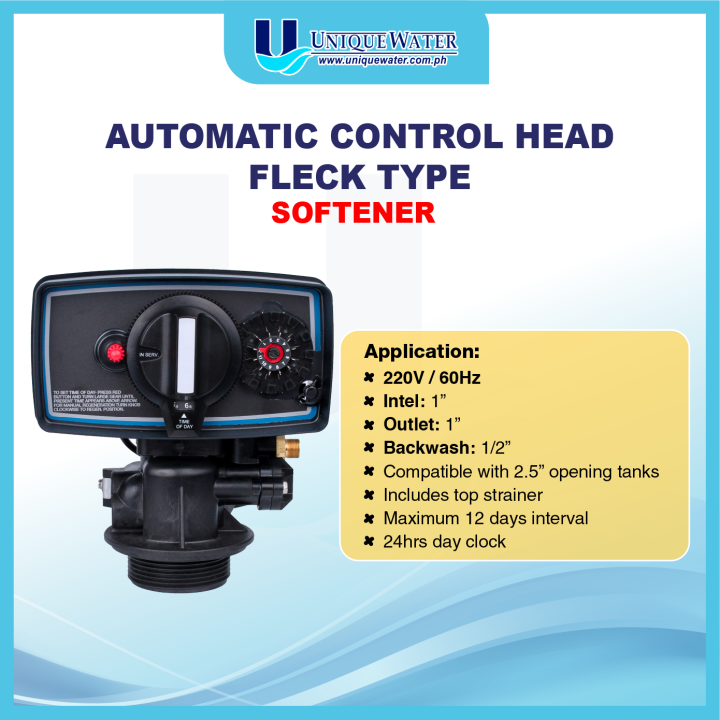 Fleck Type | Automatic Analog Control Valve Head (Water Softener ...