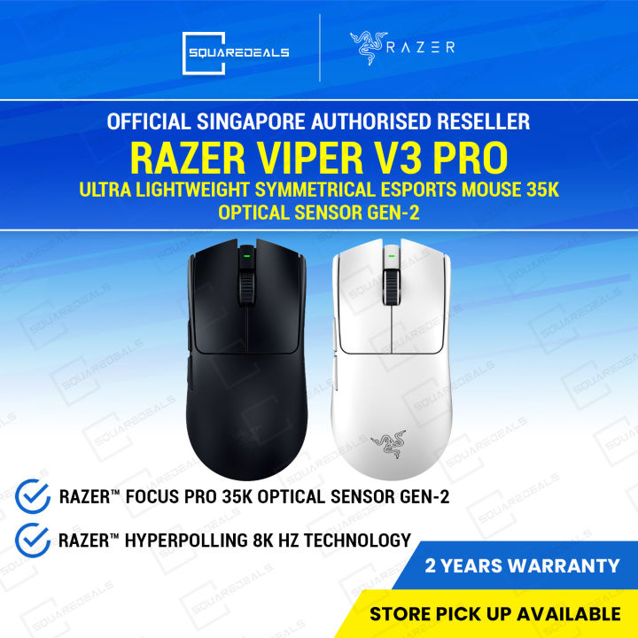 Razer Viper V3 Pro Ultra ringan Wireless Symmetrical Esports Mouse 35K ...