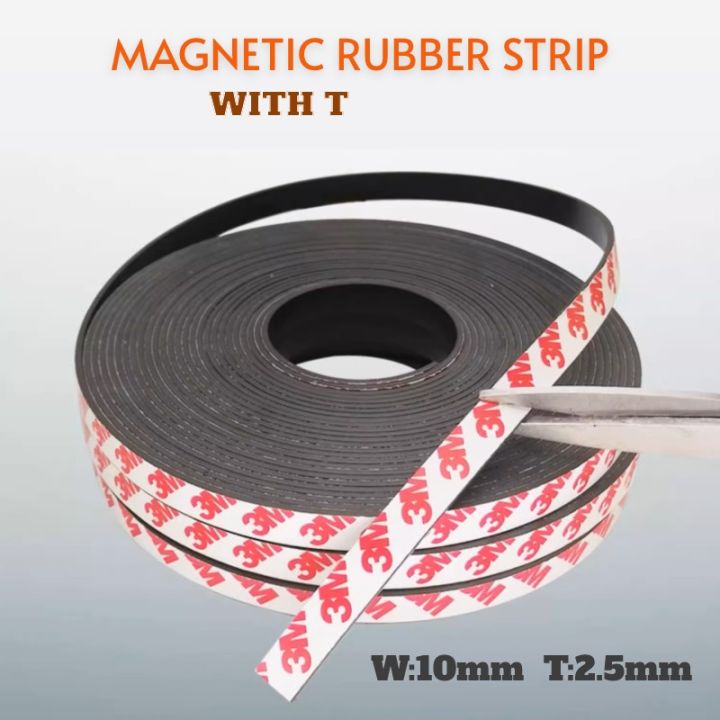 Rubber Magnetic Strip (With Adhesive) Magnet for Souvenirs, Whiteboard ...