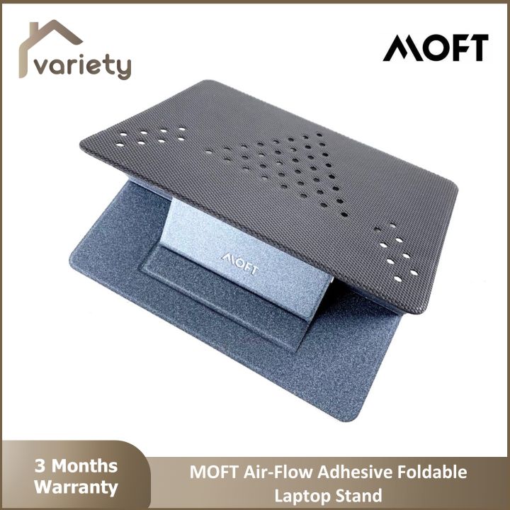 MOFT 2nd Generation Air-Flow Adhesive Foldable Laptop Stand, Slim and ...