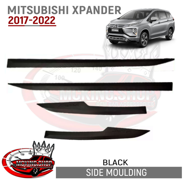 Mitsubishi Xpander 2017-2022 Side Body Moulding (Matte Black) | Lazada PH