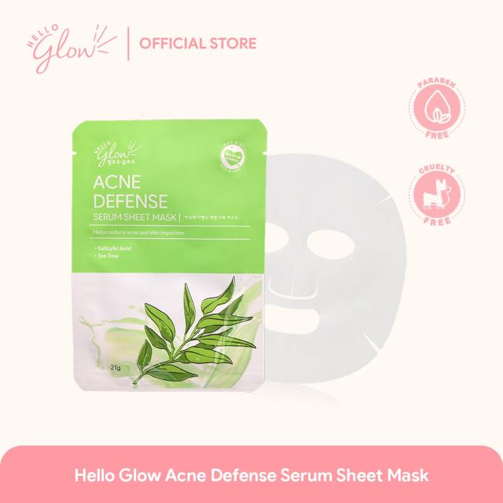 Hello Glow Serum Sheet Mask - Acne Defense | Lazada PH