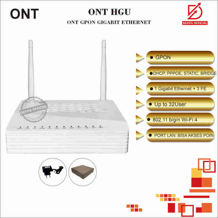 Modem Fiber Optik Wireless Wifi Router GPON HGU ONT ONU | Lazada Indonesia
