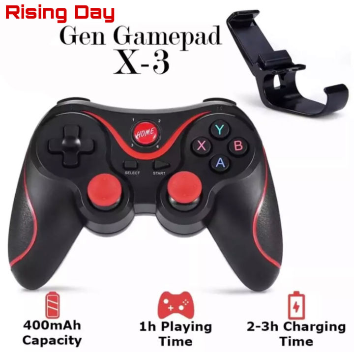 X3 Wireless Bluetooth Gamepad Game Controller for Android PC TV Box ...