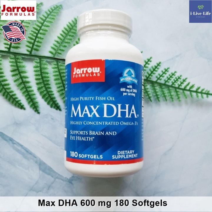 ดีเอชเอ จากโอเมก้า-3 น้ำมันปลา MAX DHA 600mg from Highly Concentrated ...