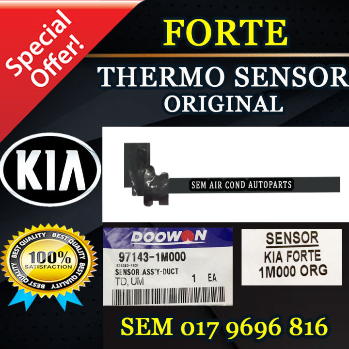 KIA FORTE ORIGINAL DOOWON THERMO SENSOR (CAR AIRCOND SYSTEM) | Lazada