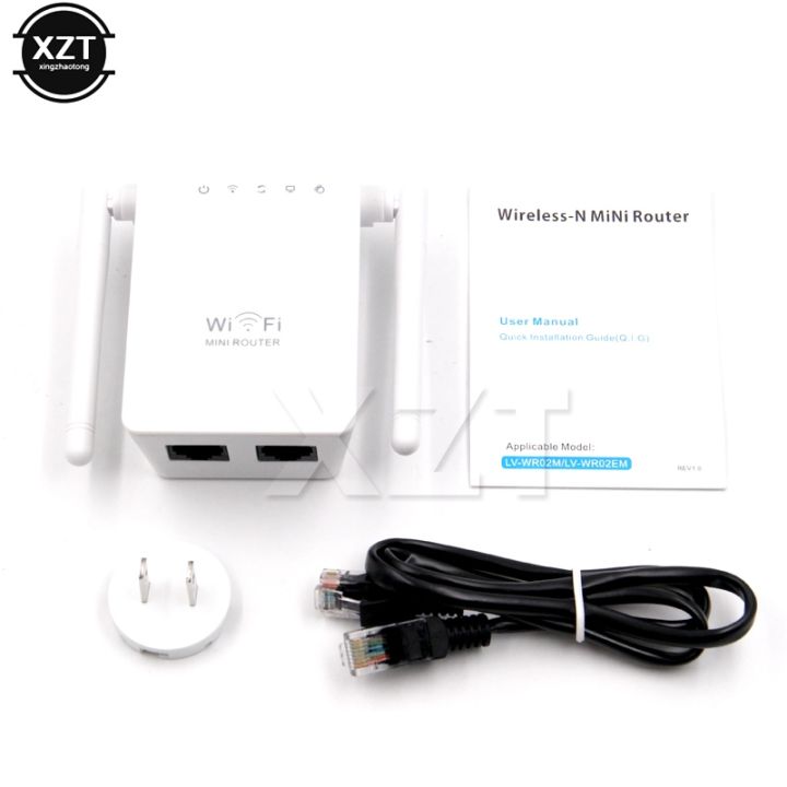Mini Wifi Router 2.4G 300Mbps Wireless-N Network Wi Fi Repeater Range ...