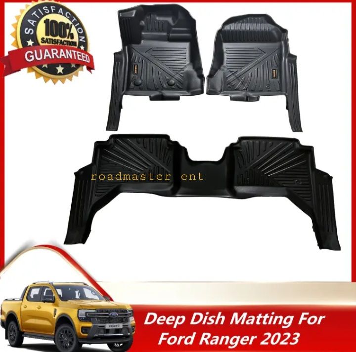 Ford Ranger 2023-2026 Deep Dish Matting 5D Full Extended Floor Liner ...